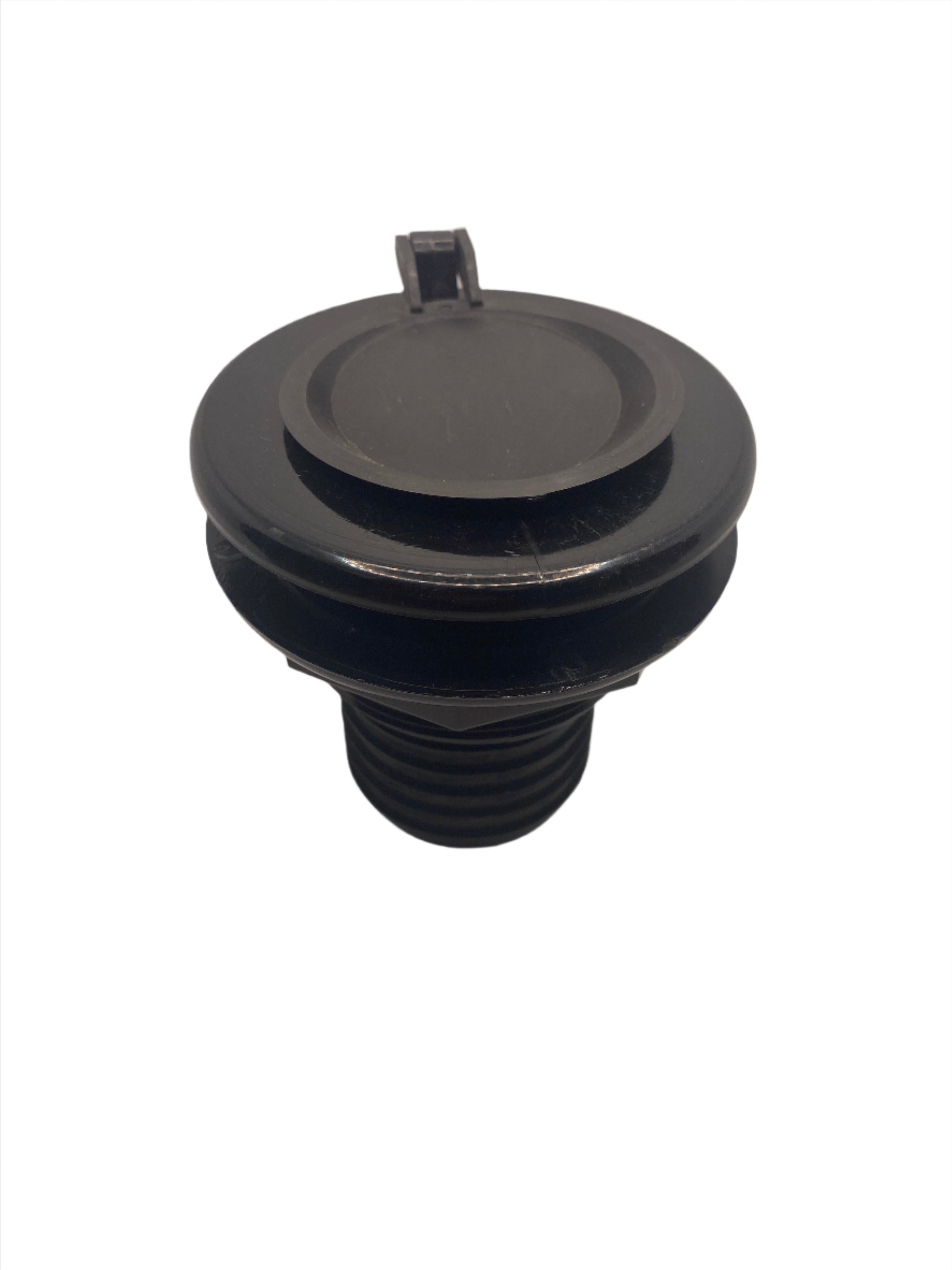 2" Scupper With Flap - Black – Replacement Boat Parts