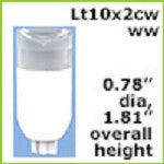 Wedge Base Diffused LED Light Bulb – Replacement Boat Parts